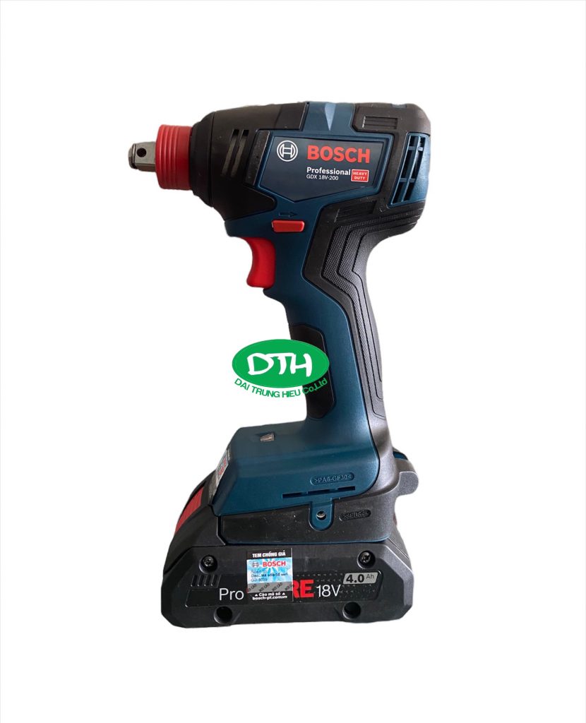 Máy siết Bulong dùng pin Bosch GDX 18V-200 ( Chưa Pin & Sạc ) - Đại ...
